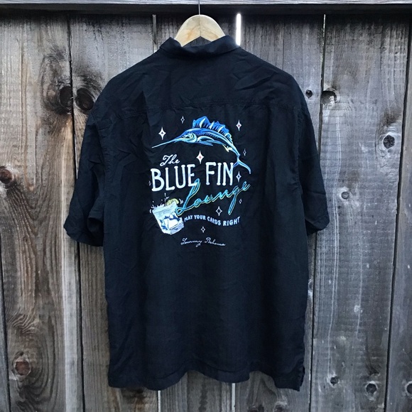 Tommy Bahama | Shirts | Tommy Bahama The Blue Fin Lounge Silk Short ...